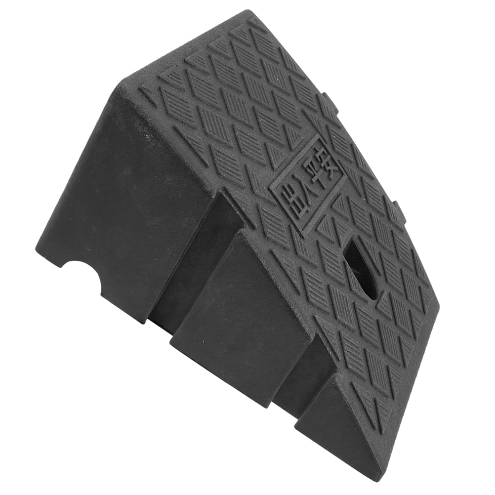 OUNONA Heavy Duty Portable Curb Ramps 2pcs Plastic Car Ramps for ...