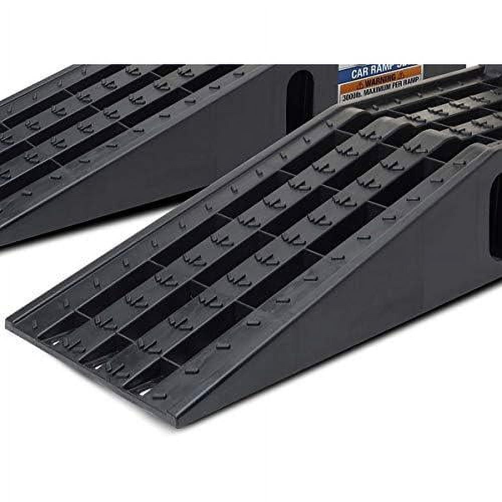Car Ramps One Piece Set | with a 3 Ton Load Rating | Portable Lifts for ...