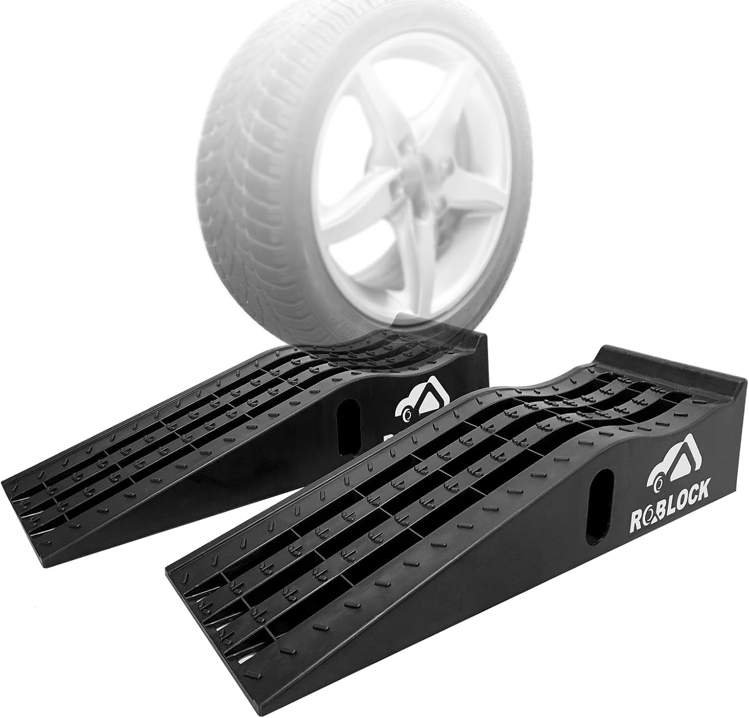 Car Ramps for Lift and Vehicle Maintenance, Portable Low Profile Car ...