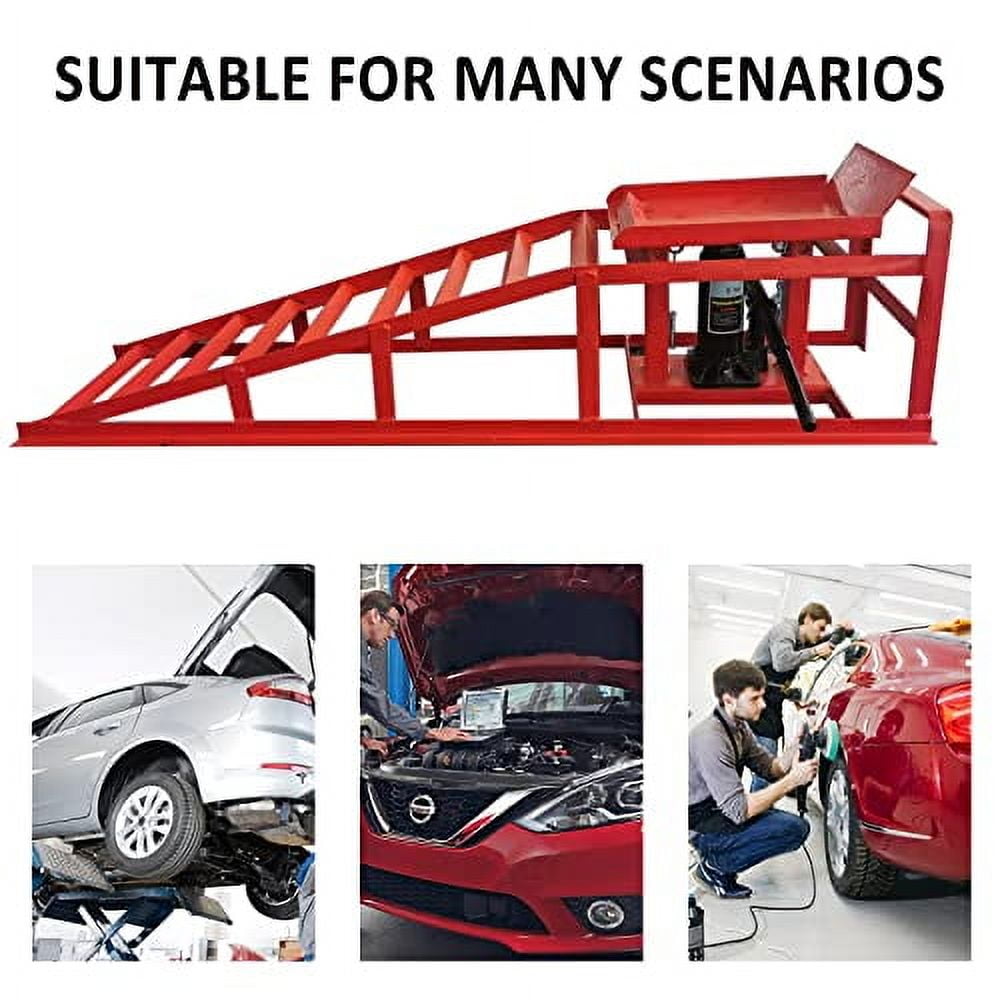 Car Ramps - wuyule 2PCS Auto Car Truck Service Ramps Lifts, 10000lbs ...