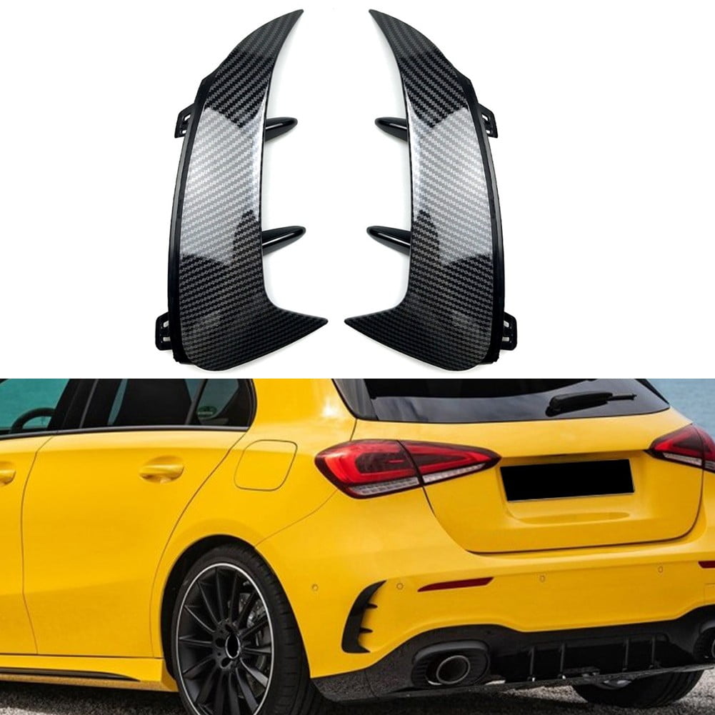 Car Rear Bumper Lip Spoiler Splitter Canards For Mercedes For Benz CLA ...