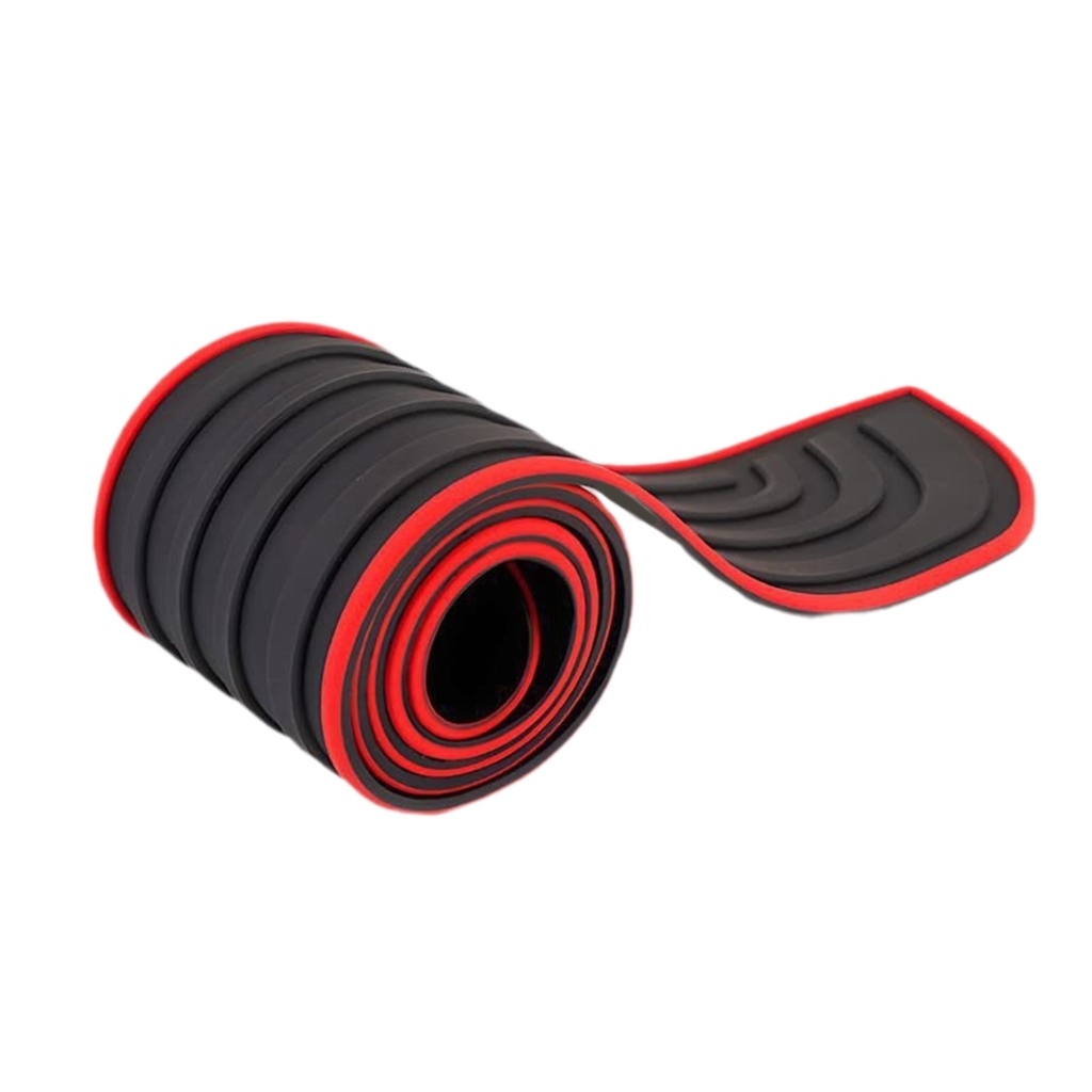 Car Rear Bumper Protector Strips, Universally Flexible Rubber Bumper ...