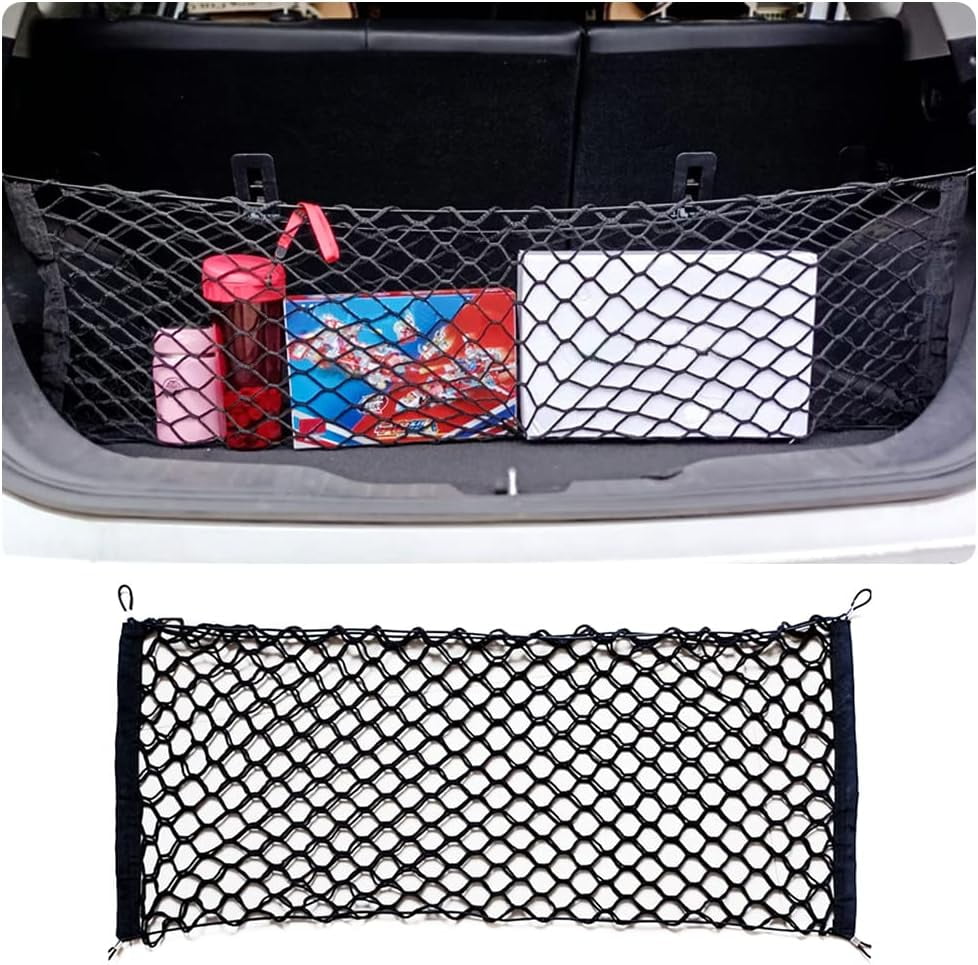 Car Rear Cargo Net with Good Elasticity&Tensile Strength Trunk ...
