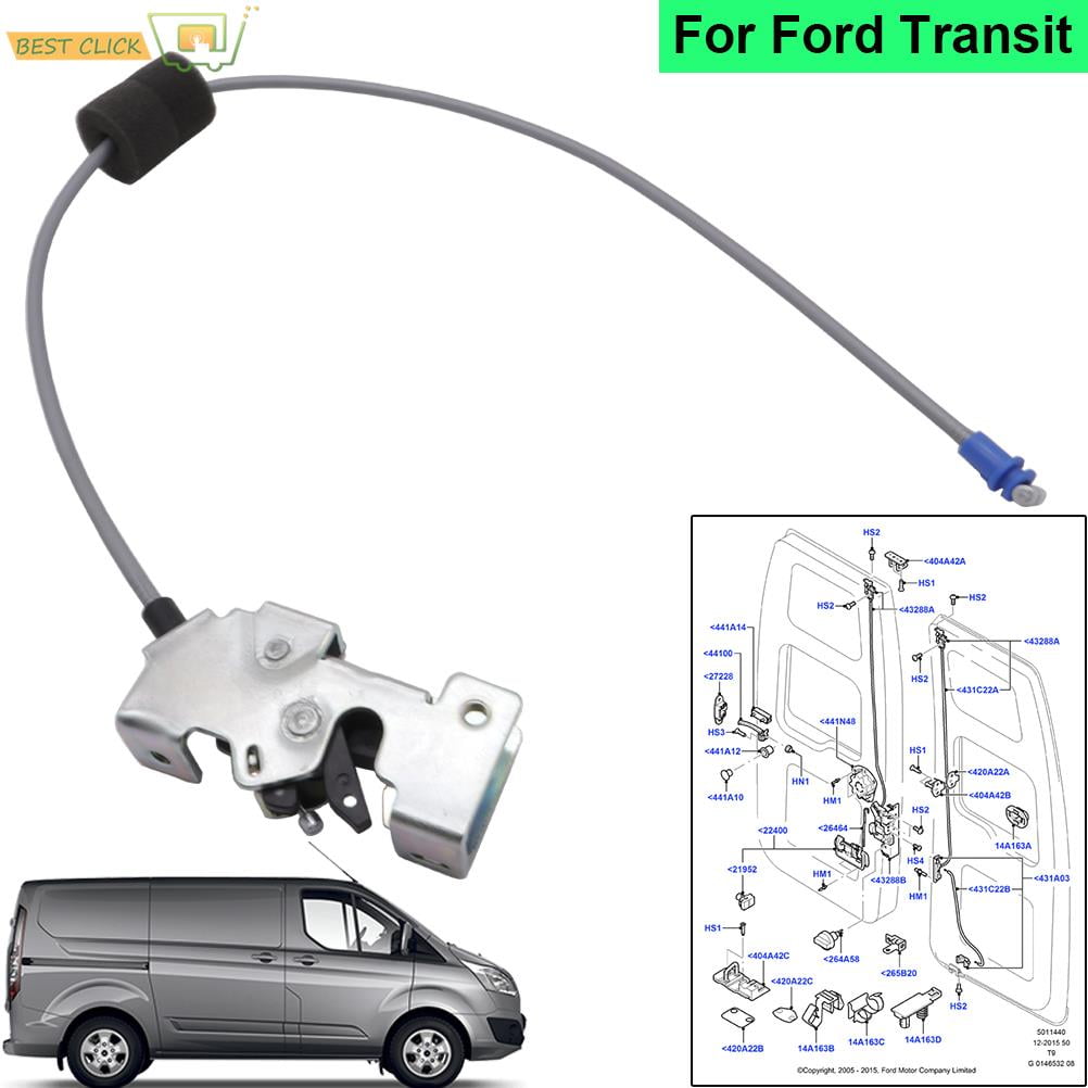 Car Rear Door Lock, Lower Latch, Latch Cable, Close Side Stores for Ford ATIC MK6 MK7 2000-2015 ...