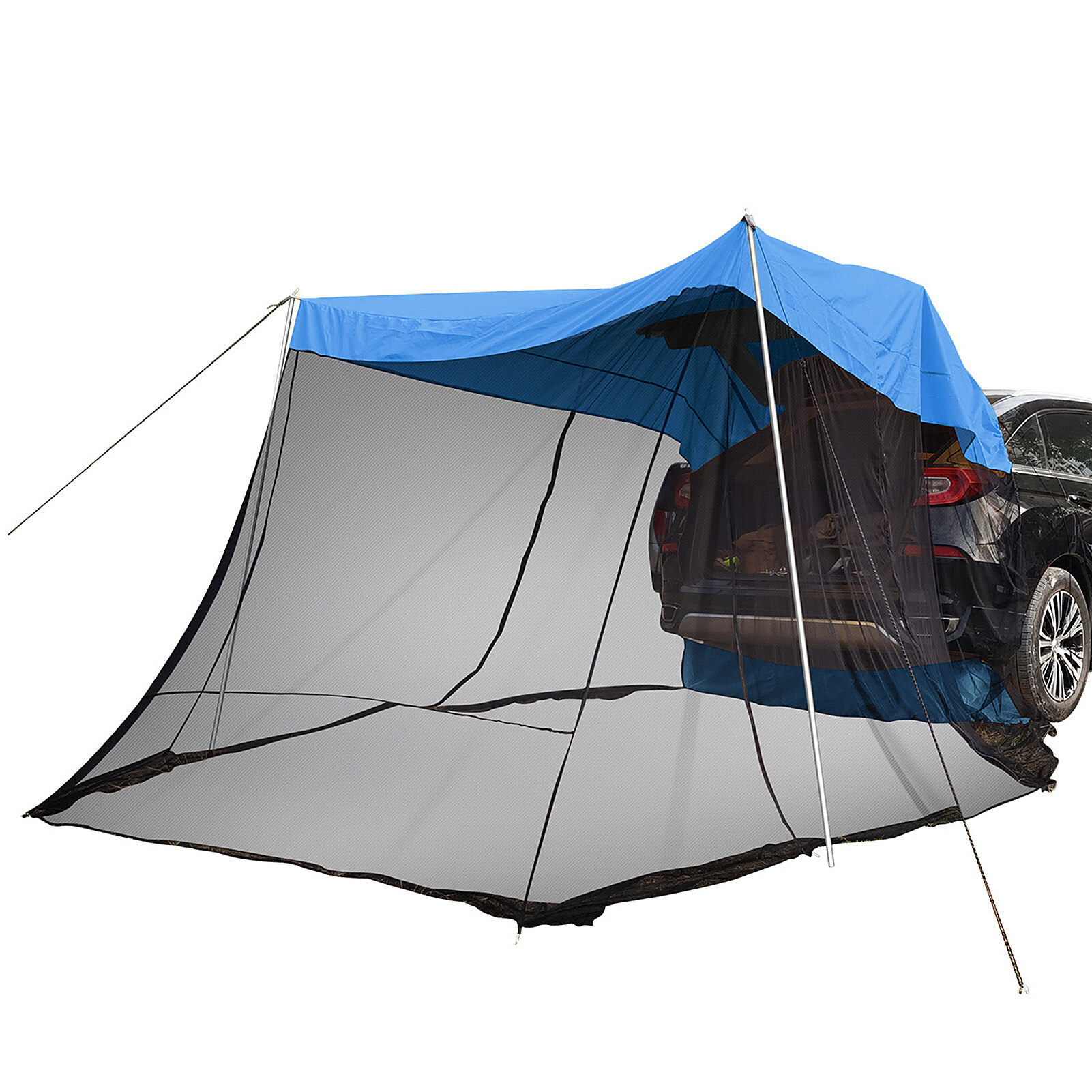 Car Rear Extension Sunshade Tent Vehicle Trunk Side Awning Car Shelter ...