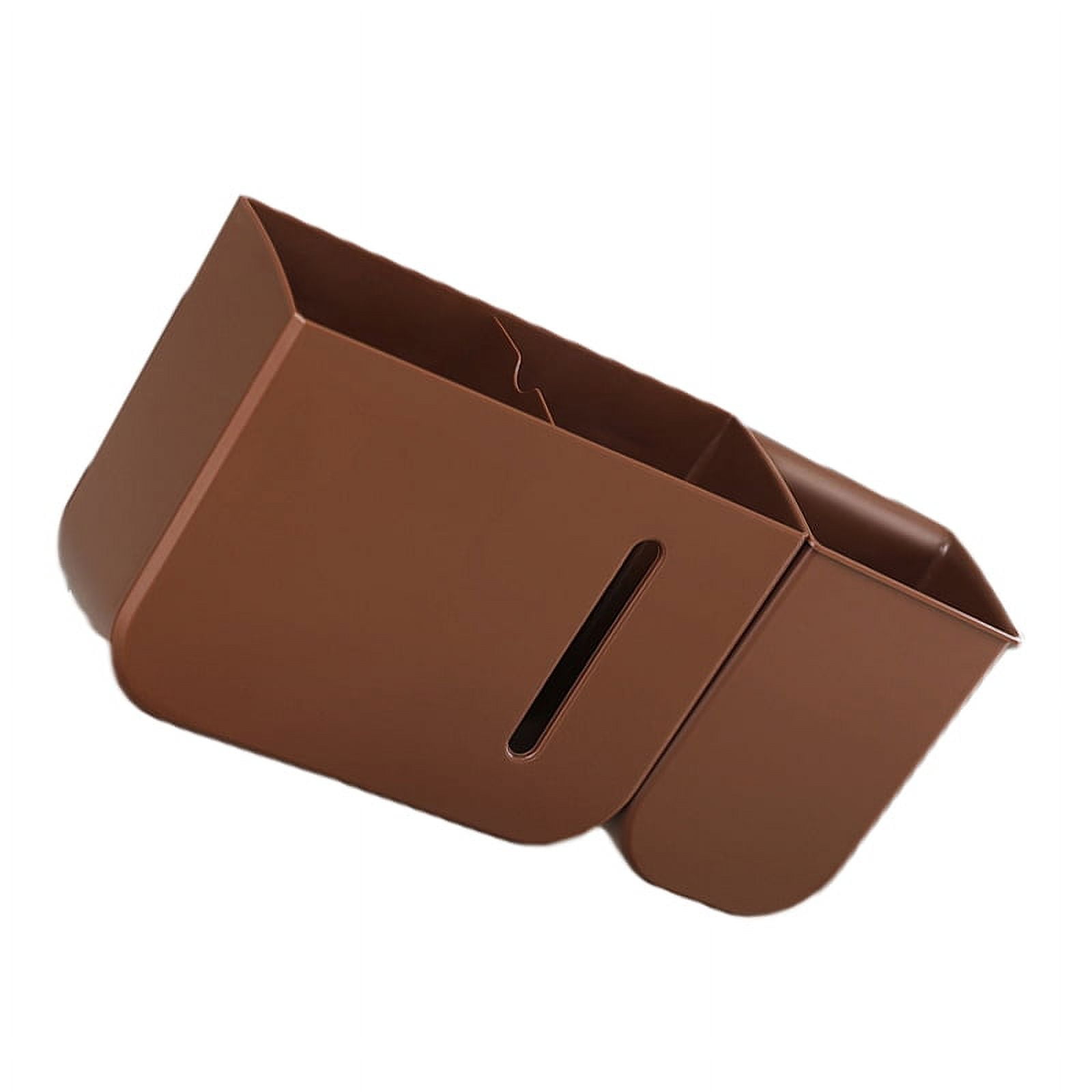 Car Rear Hanging Storage Box Multifunctional 2-in-1 Garbage Can Tissue ...