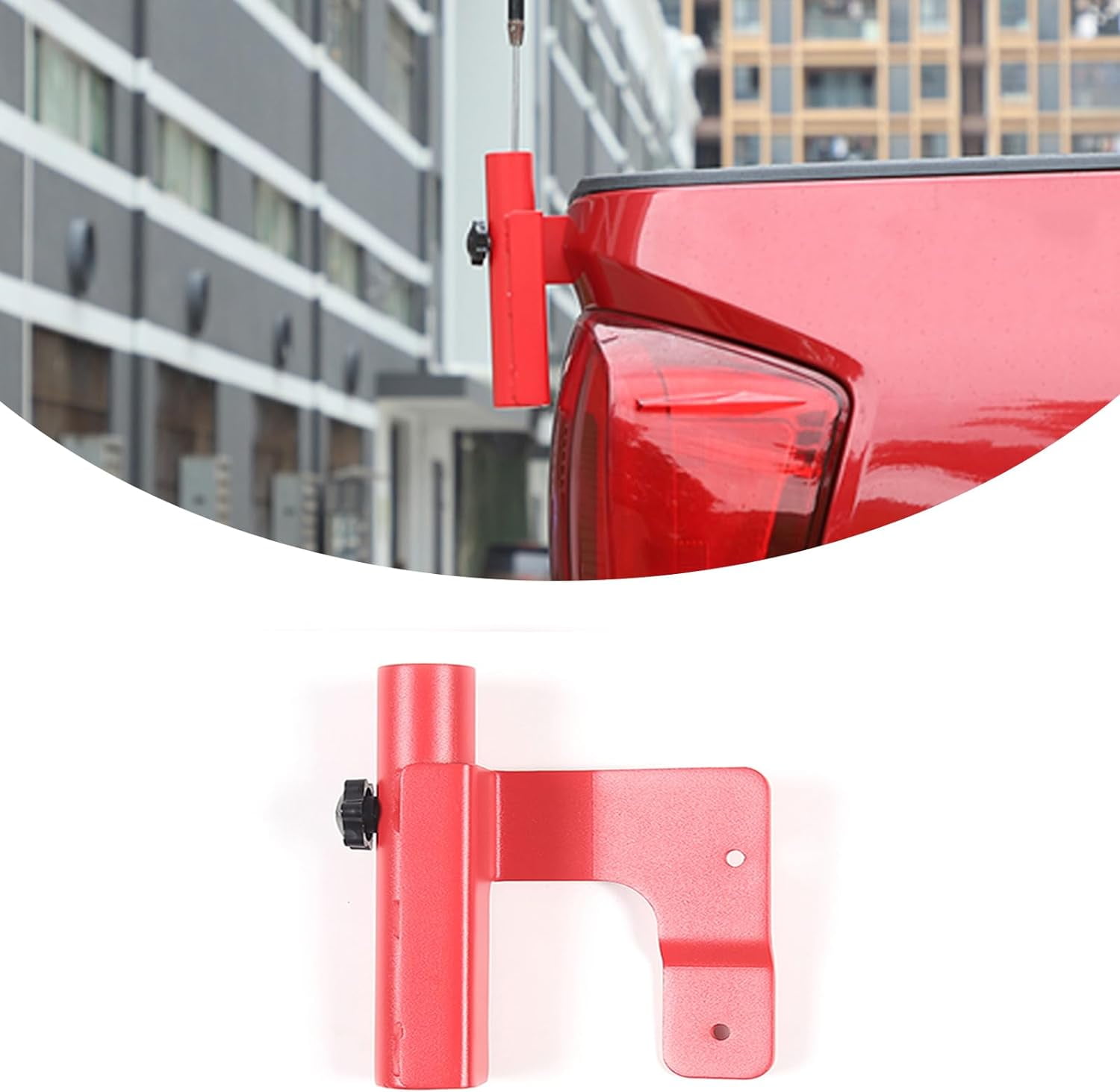 Car Rear Right Tailgate CB Antenna/LED Pod Light Mounting Brackets for ...