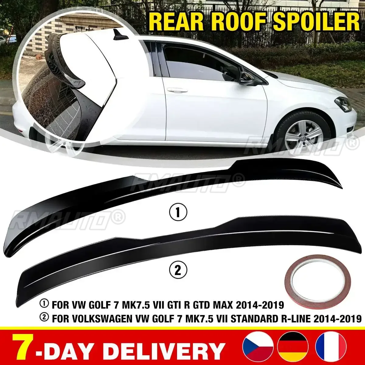 Car Rear Roof Spoiler Lip Extension Rear Trunk Lip Wing For Volkswagen ...