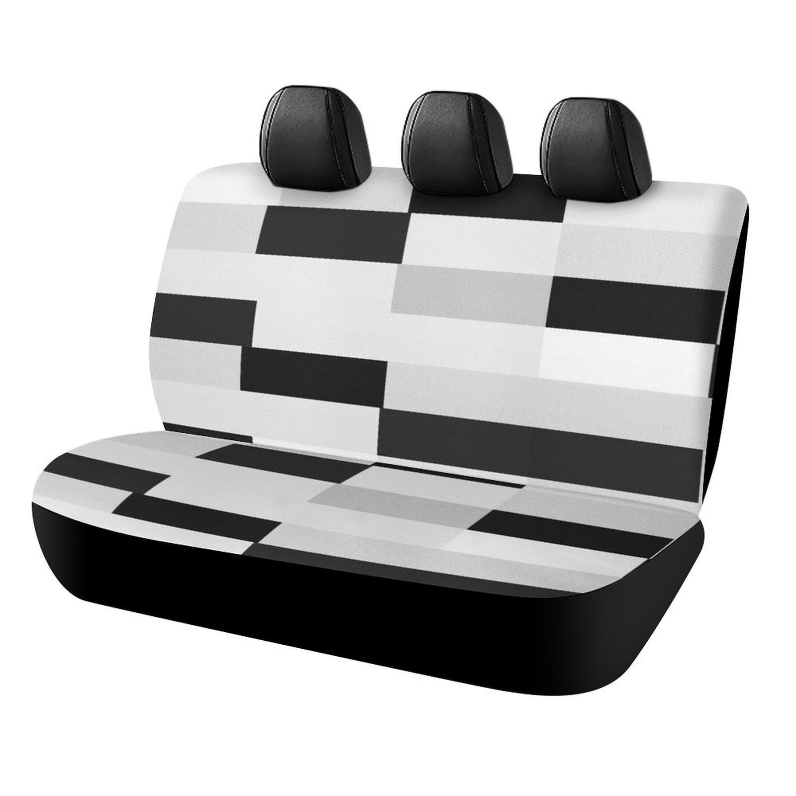 Car Rear Seat Cover Abstract Geometrical Car Decoration Universal Seat ...