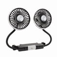 Car Rear Seat Fan USB Powered Fan with Flexible Arms High Wind Kid-Safe ...