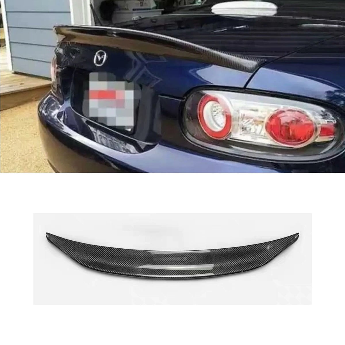 Car Rear Spoiler Wing Trunk Spoiler Trunk Wing Body Kit For Mazda Miata ...
