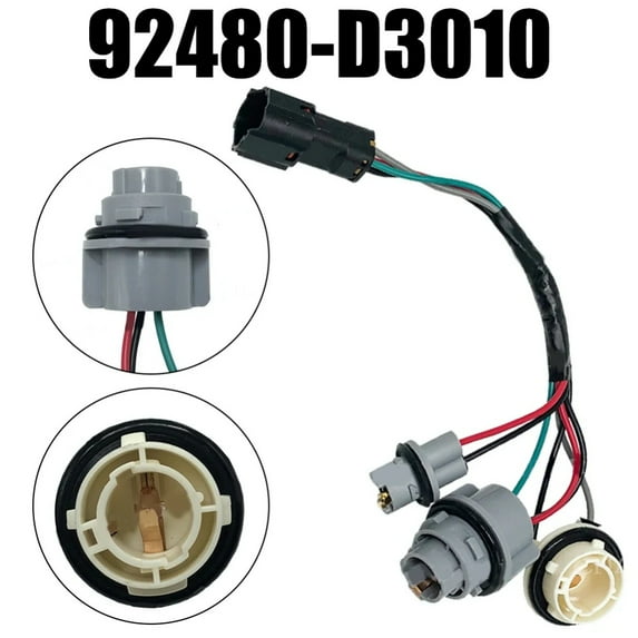 Car Rear Tail Light Lamp Socket & Wire 92480-D3010 For Hyundai Tucson ...