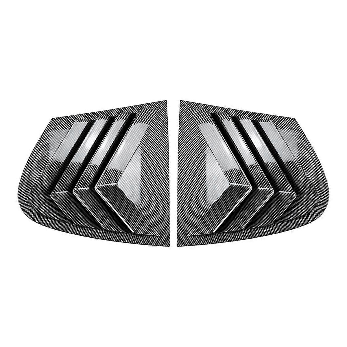 Car Rear Triangular Window Louvers Shutters Blinds Cover Trim for 1 ...