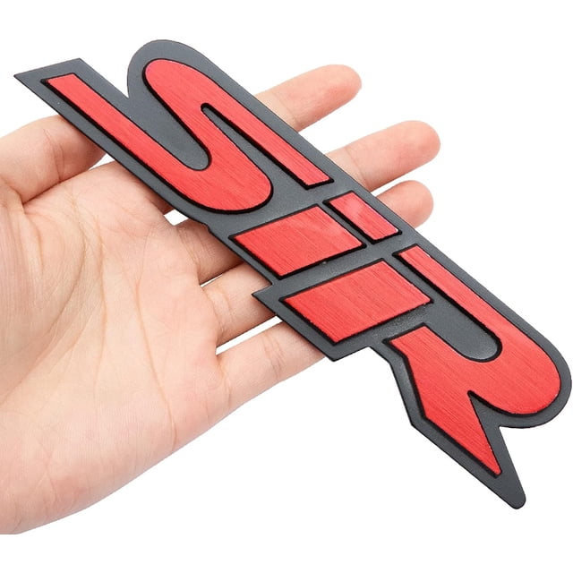 Car Rear Trunk Body Emblem Badge Stickers Car 3D Metal SIR Logo Sticker ...