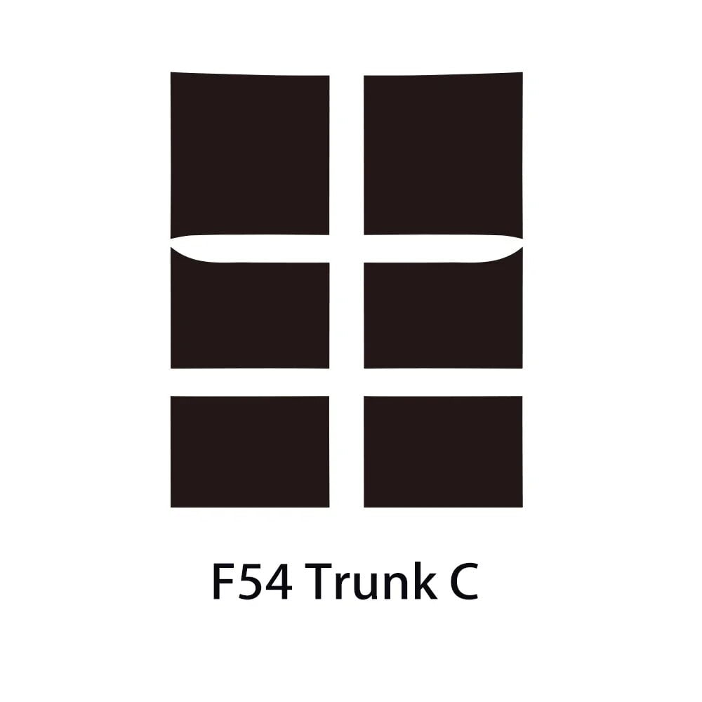 Car Rear Trunk Decal Stripe Back Door Stickers For MINI Cooper S R50 ...