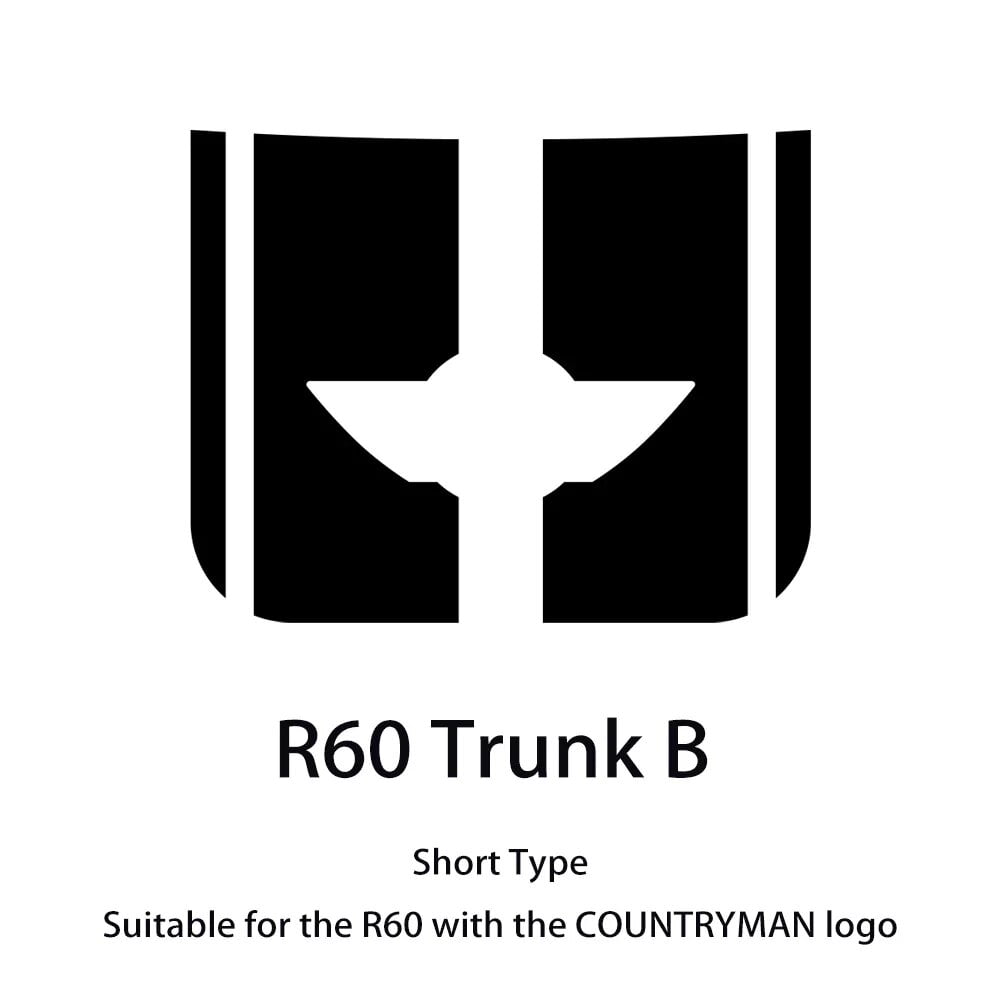 Car Rear Trunk Decal Stripe Back Door Stickers For MINI Cooper S R50 ...