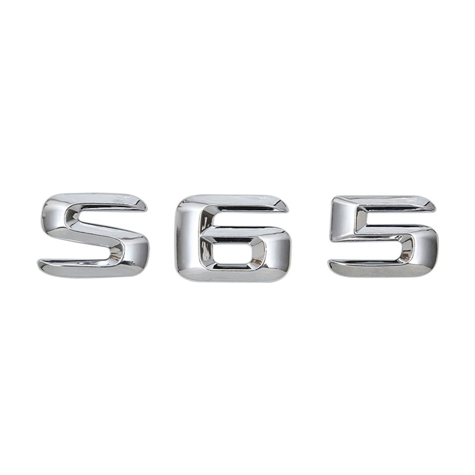 Car Rear Trunk Emblem Sticker Badge Chrome Letters S 65 for W220 W221 S ...