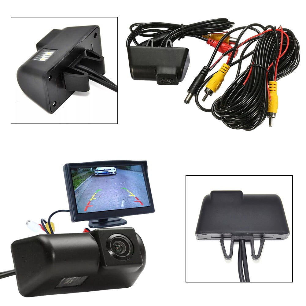 Car Rear View Cam 5\"Monitor+ Reverse Camera Ip69 For Ford For Transit ...