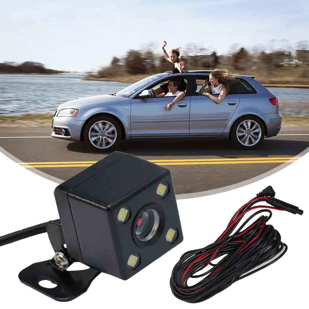 Car Rear View Camera 2.5mm 4Pin Video Port With 4 LED Night Vision 640 ...