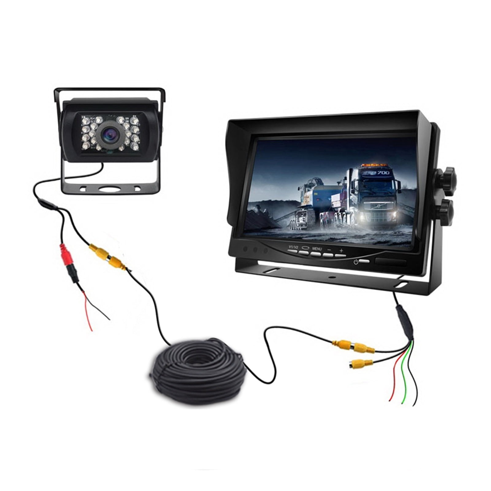 Car Rear View Camera With Monitom For Truck 7inch Digital HD LCD Screen ...