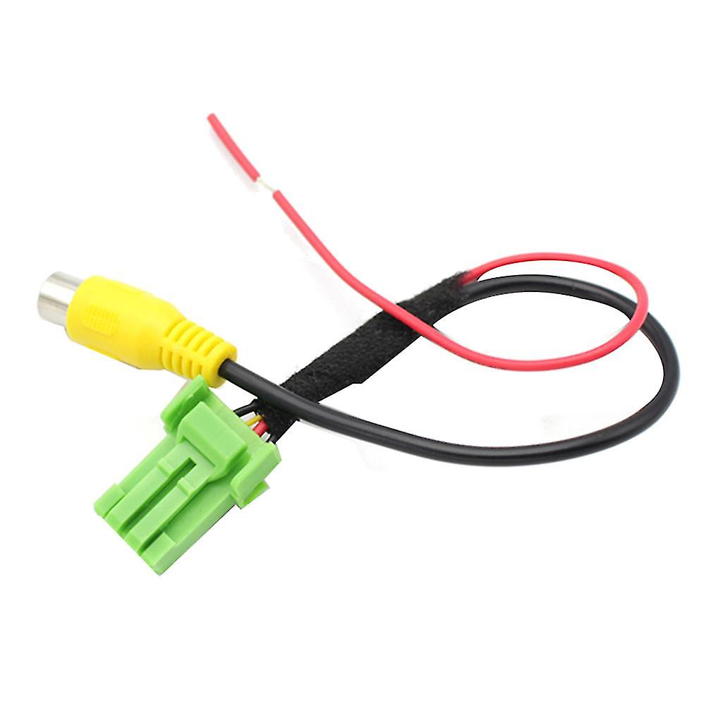 Car Rear View Camera Rca Video Reverse Camera Convert Cable Adapter For ...