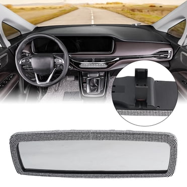 Car Rear View Mirror Accessories With Bling Crystal Diamonds Interior ...