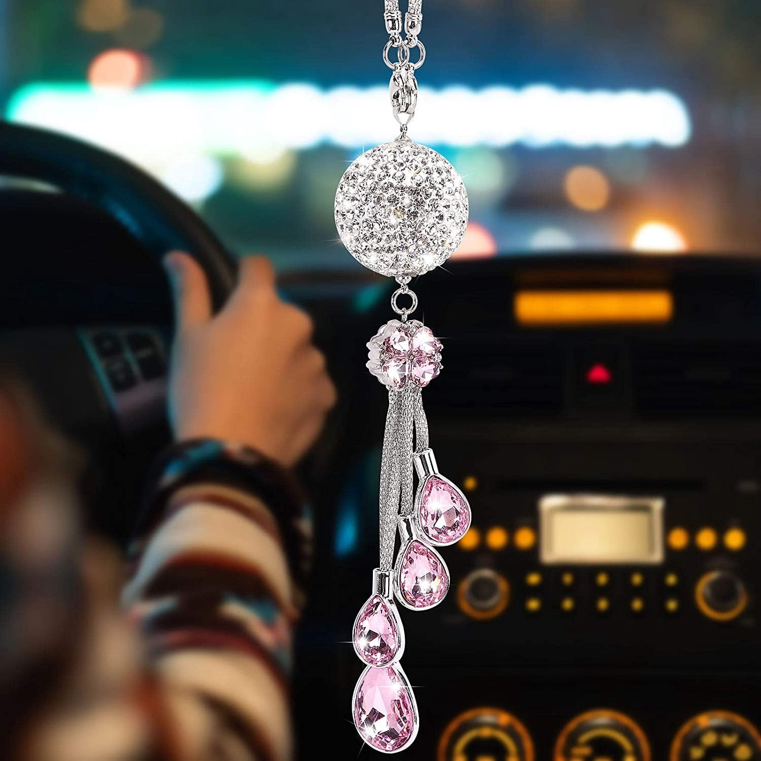 Car Rear View Mirror Accessories for Women,Car Hanging Decorations ...