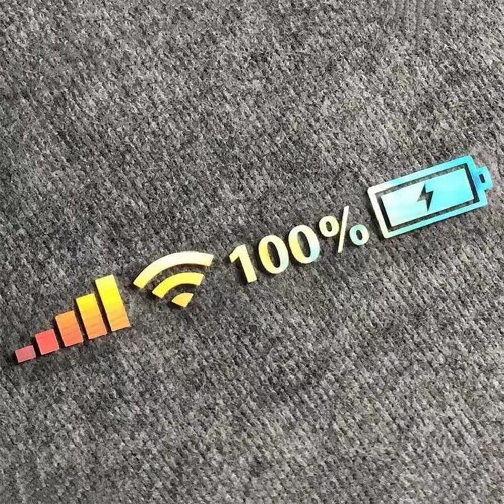 Car Rear Window Creative Wiper Decal Colorful Laser Fading-free and ...