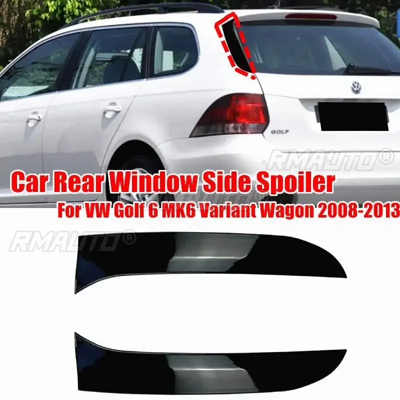 Car Rear Window Side Spoiler Wing Canards Splitter For VW Golf 6 MK6 ...