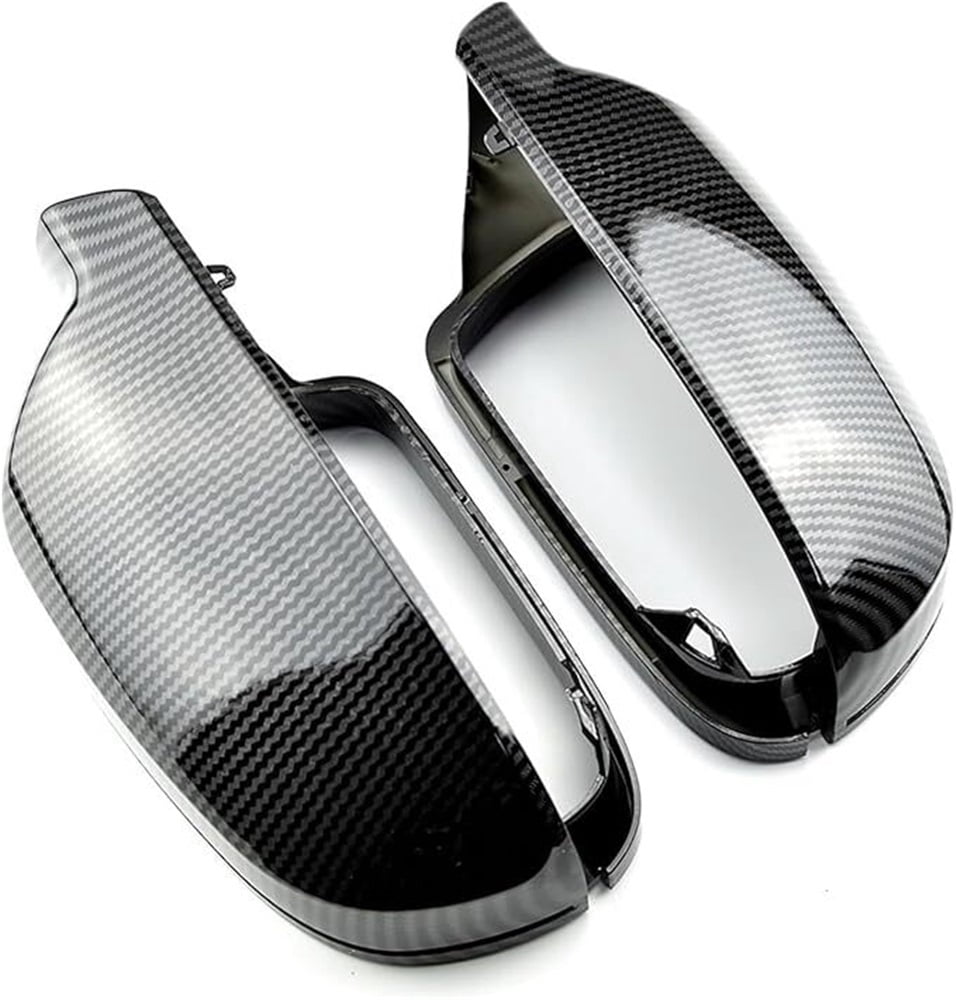 Car Rearview Mirror Cap for A3 A4 A5 B8.5 2 for Pcs Carbon Fiber Style ...
