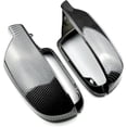 Car Rearview Mirror Cap for A3 A4 A5 B8.5 2 for Pcs Carbon Fiber Style ...