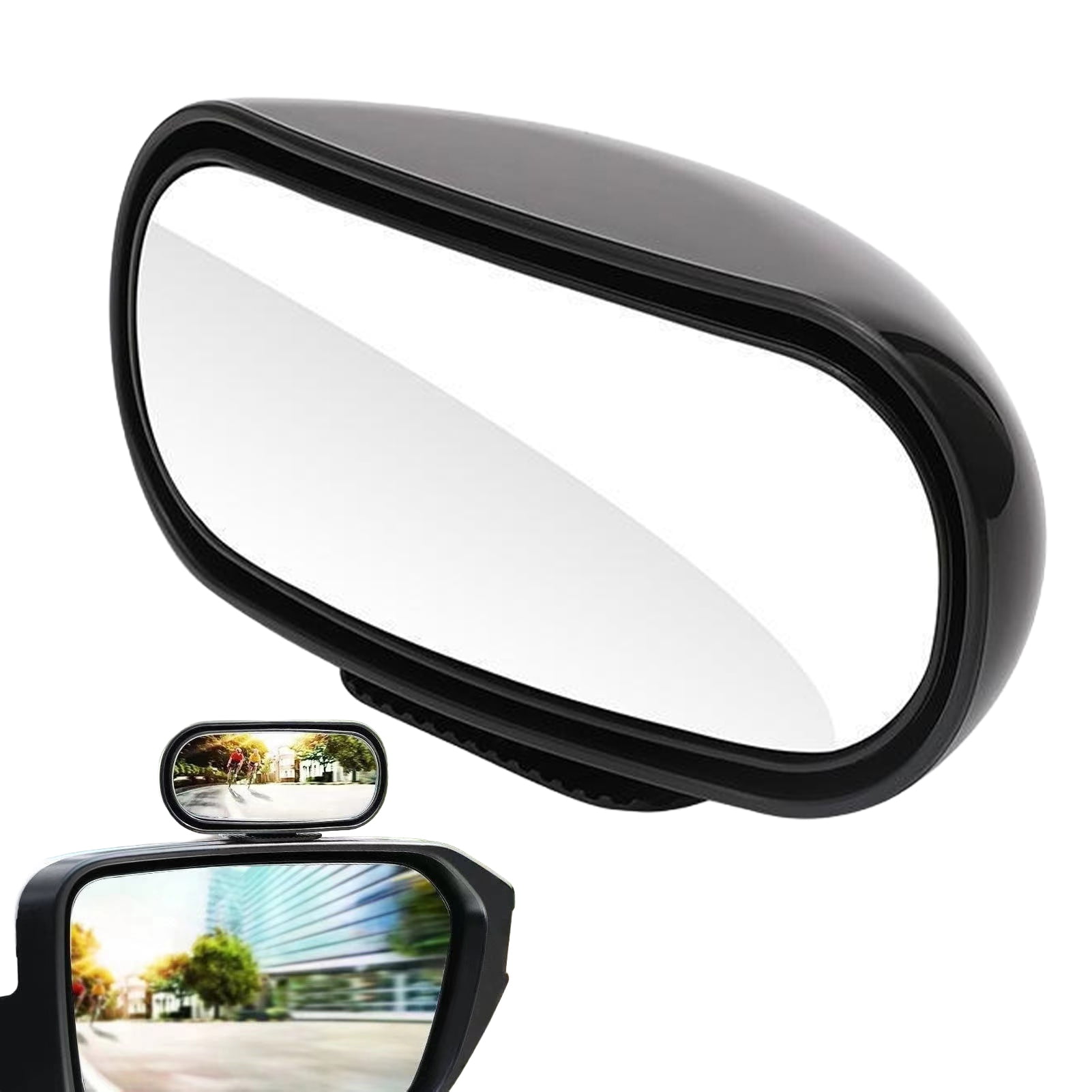 Car Rearview Mirror Wide Vision Adjustable Angle Universal Fit Easy to ...