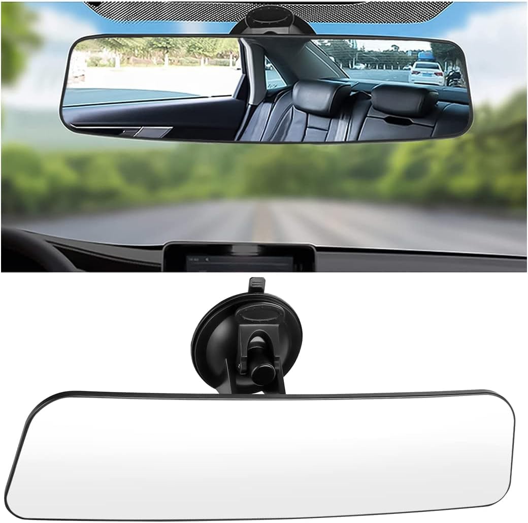 Car Rearview Mirrors, Shock Resistant Interior Clip-on Panoramic Rear ...