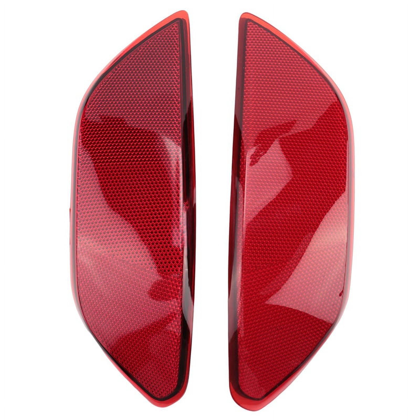Car Red Rear Bumper Rear Bumper Lamp Reflector for- 2011-2014 ...