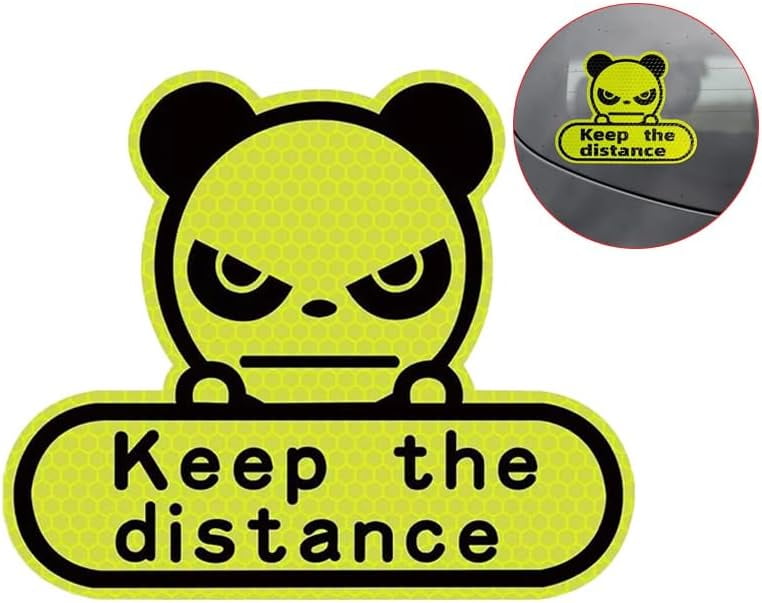 Car Reflective Sticker, Keep Distance Reflective Sticker Car Bumper ...