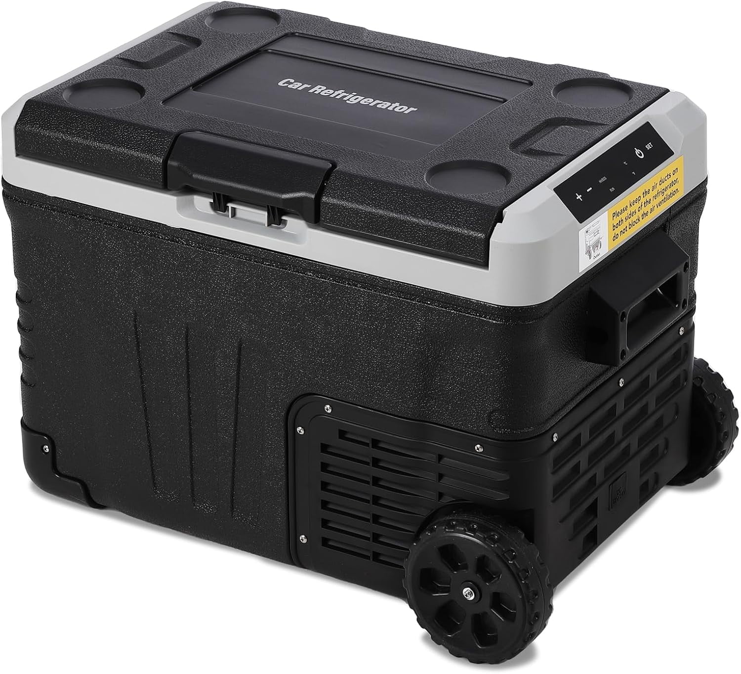 Car Refrigerator, 37 Quart RV Car Fridge with Dual Zone, -4℉-68℉ 12/24V ...