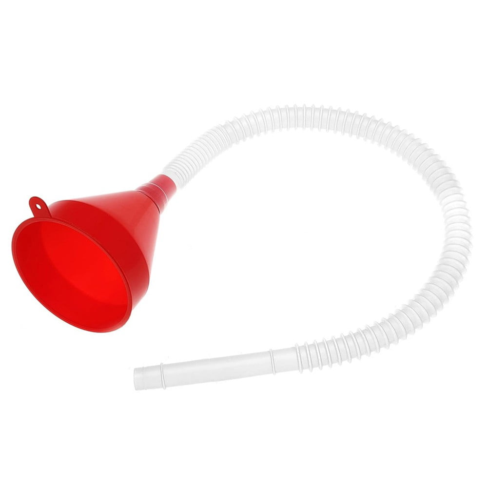 Car Refueling Funnel with Detachable Hose - Gasoline Oil Pouring Tool ...