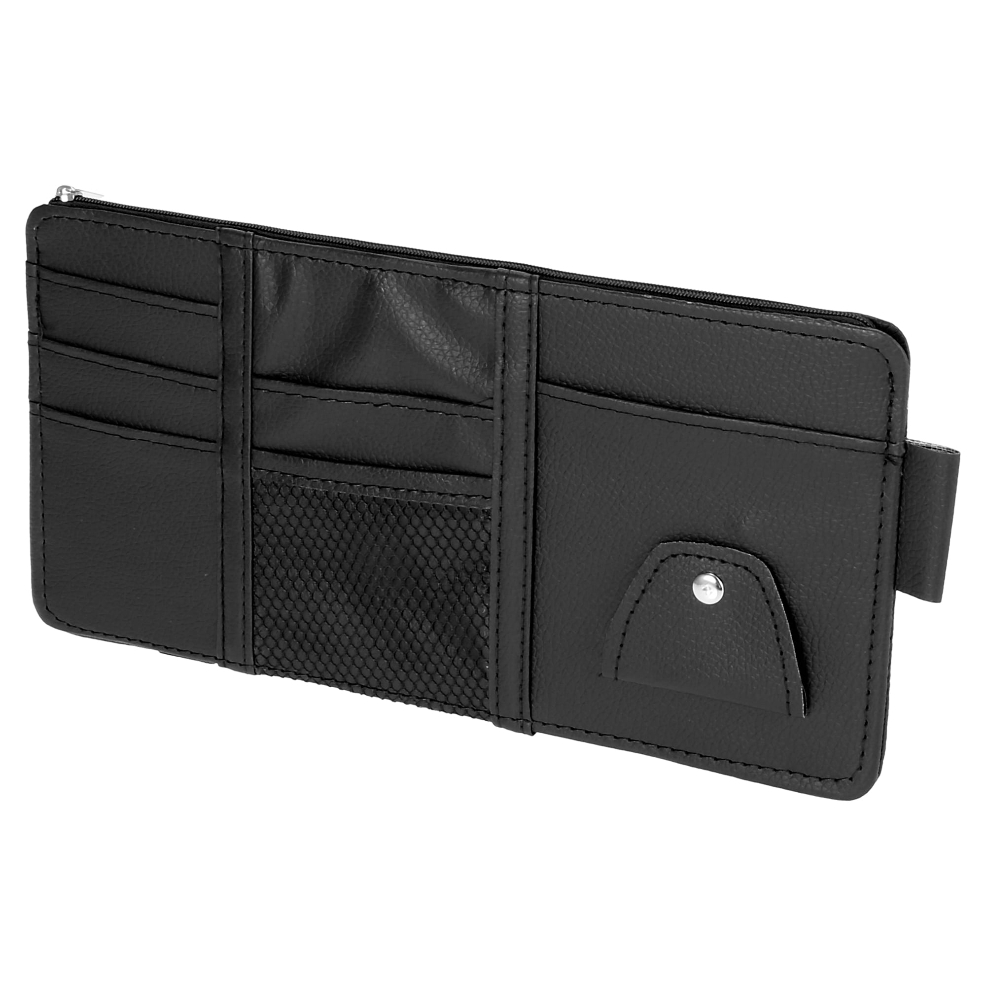 Car Registration and Insurance Holder - PU Leather Vehicle Glovebox ...