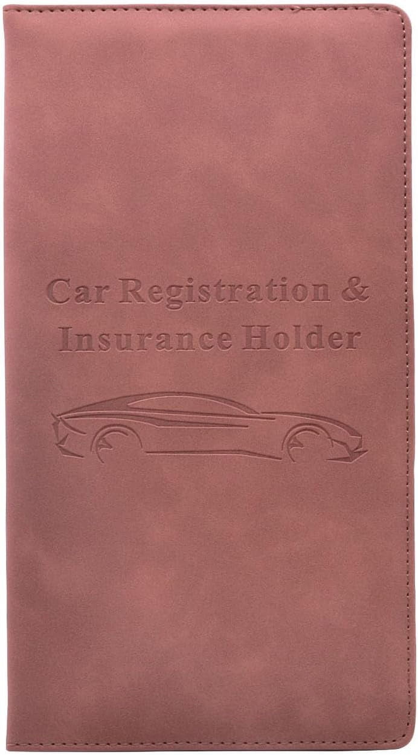 Car Registration and Insurance Card Holder - Vehicle Glove Box Document ...