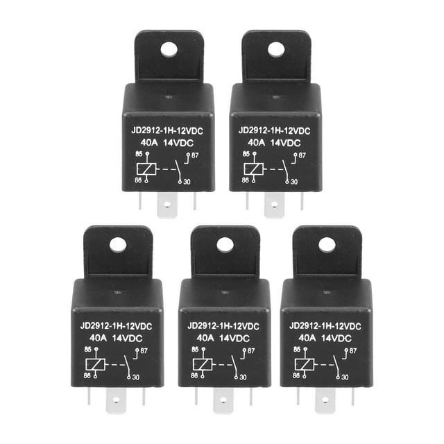 Car Relay 4 Pin 12V 40Amp SPST Model JD2912-1H-12VDC 40A 14VDC ...