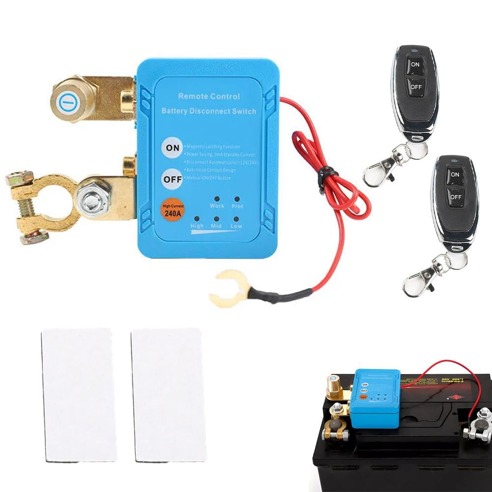 for Car, Remote Battery Disconnect 12V, Car Anti Theft Kill Switches ...