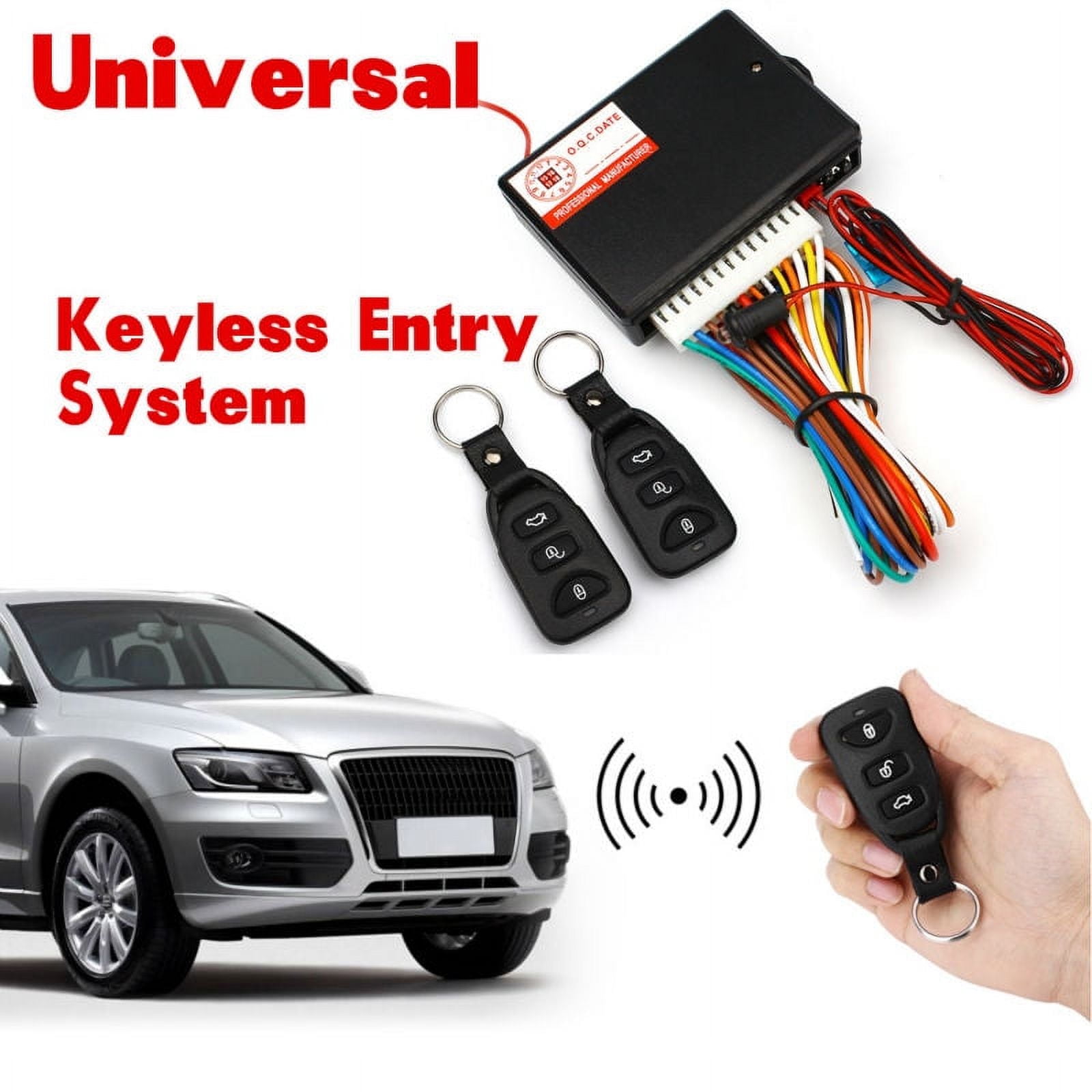 Universal Car Remote Control Locking Keyless Entry System