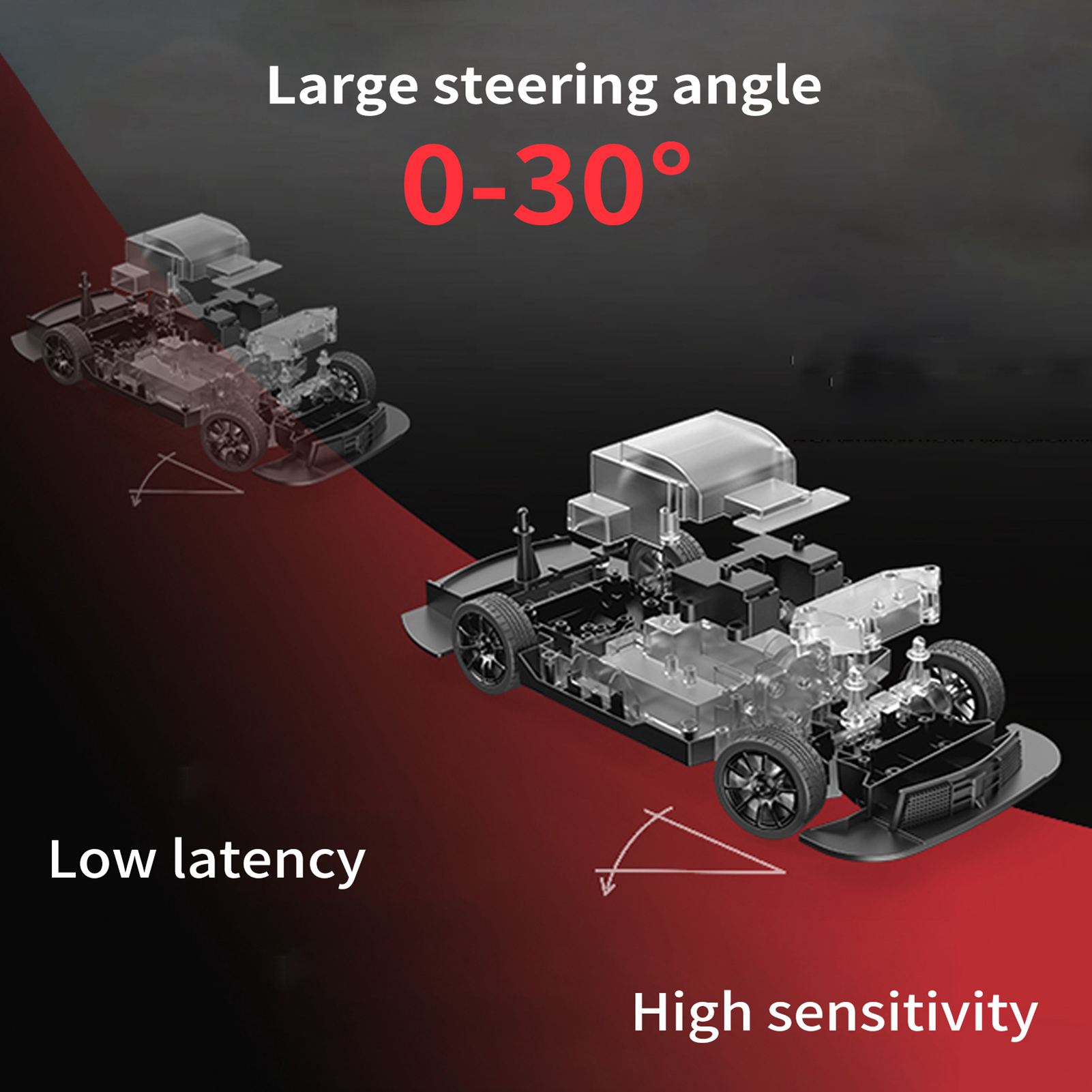 Car Remote Control Drift Car Remote Control Car Proportional Throttle 1/16 2.4GHz 30km/h Remote ...