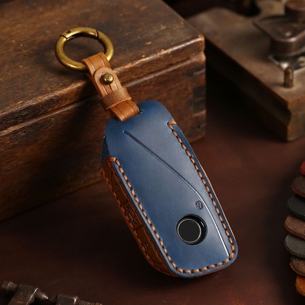 Car Remote Controls Leather Key Case Key Fob For BMW Ix X7 I7 XM 2023 ...