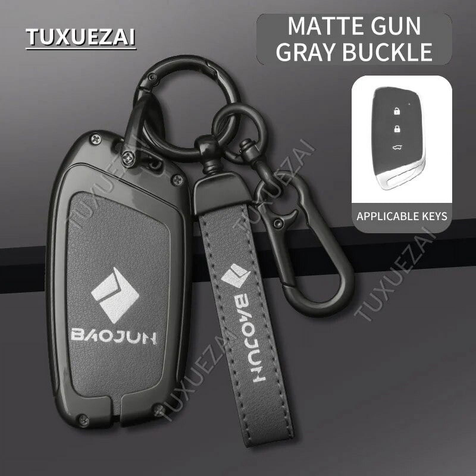 Car Remote Key Cover Case For Baojun D three button RS3 RS5 RS6 RC6 RM5 ...