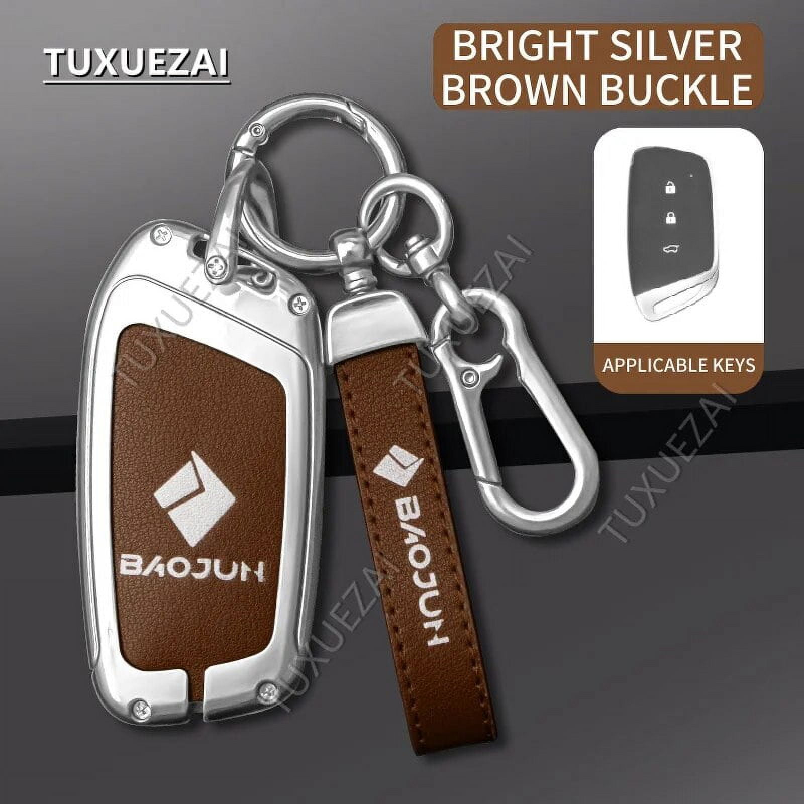 Car Remote Key Cover Case For Baojun D three button RS3 RS5 RS6 RC6 RM5 ...