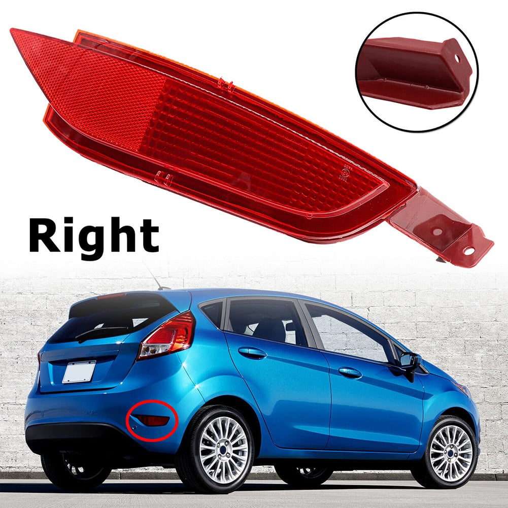 Car Right Side Rear Bumper Reflector Fog Light for ford Fiesta Mk6 Mk7 ...