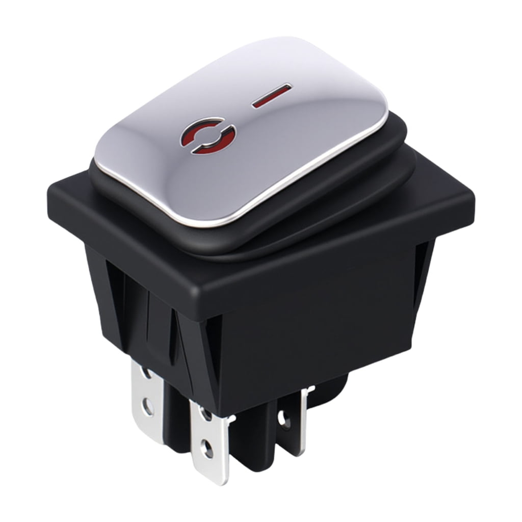 Car Rocker Toggle Switches 16A/220V LED Lighted Rocker Switches 6 Pin 2 ...