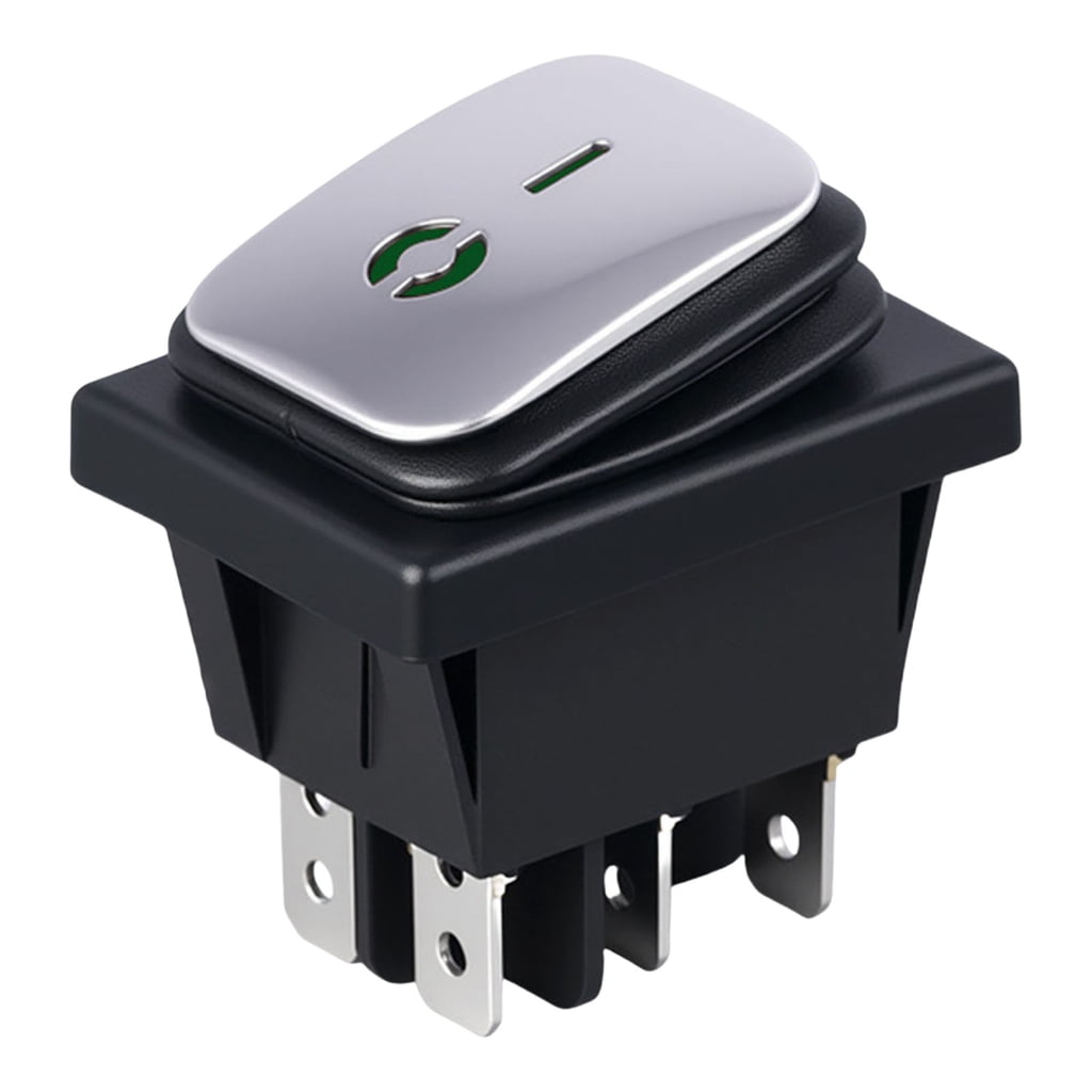 Car Rocker Toggle Switches 16A/220V LED Lighted Rocker Switches 6 Pin 2 ...