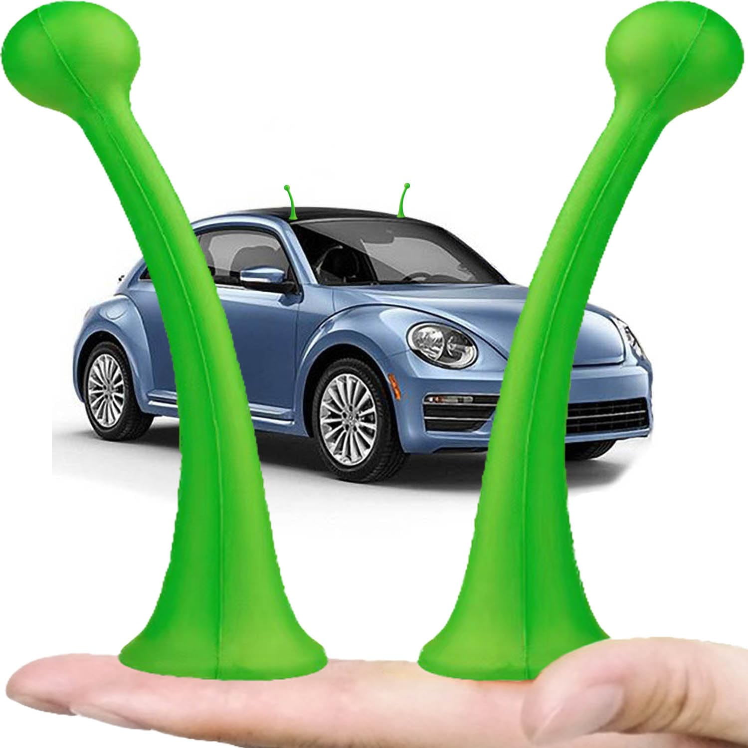 Car Roof Decoration Grass Bean Sprout Sticker Bumper Hood Stickers ...